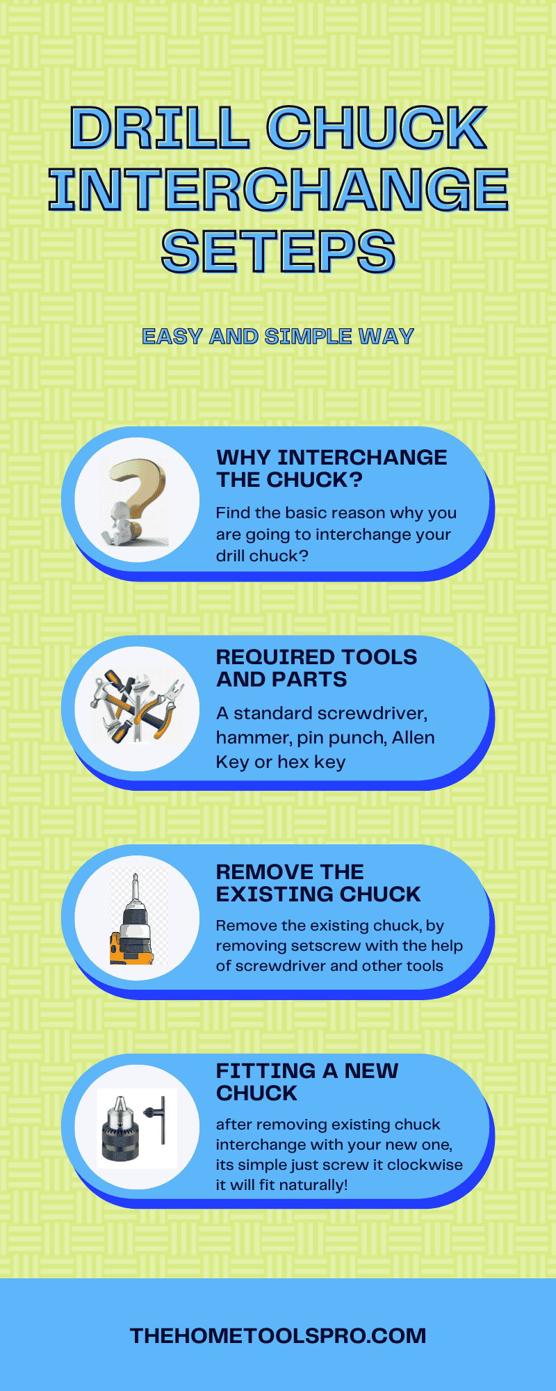 Are Drill Chuck Interchangeable? Answered! And Step by Step Guide.